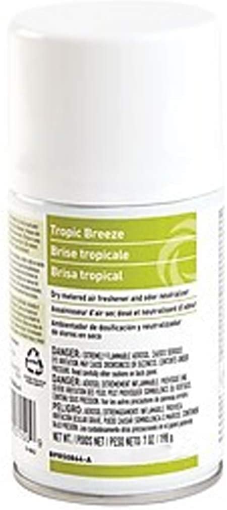 MyOfficeInnovations 2612125 Aerosol Refill Air Fresh, Tropic Breeze,7 Oz, 4/Ct