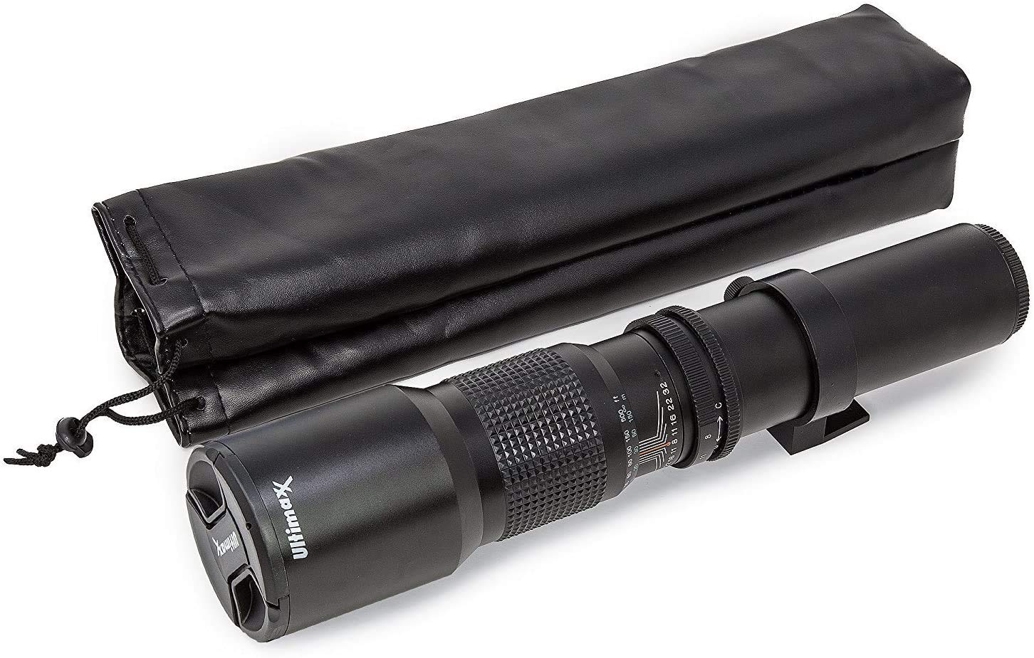 Ultimaxx 500mm (w/ 2X Converter 1000mm) Manual Preset Lens Kit for Canon EOS T5, T5i, T6, T7 T6i, T6s, T7i, SL1, SL2, 60D, 70D, 77D, 80D, 5D III, 5D IV, 6D, 7D, 7D II & More