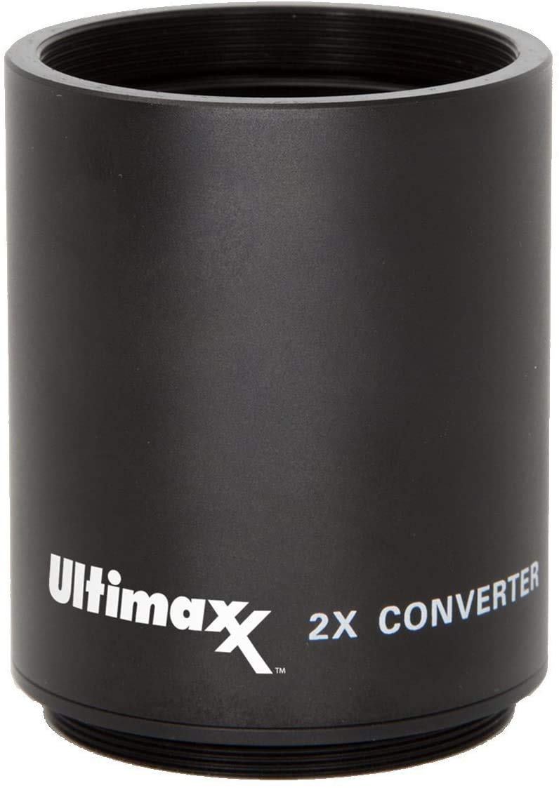Ultimaxx 500mm (w/ 2X Converter 1000mm) Manual Preset Lens Kit for Canon EOS T5, T5i, T6, T7 T6i, T6s, T7i, SL1, SL2, 60D, 70D, 77D, 80D, 5D III, 5D IV, 6D, 7D, 7D II & More