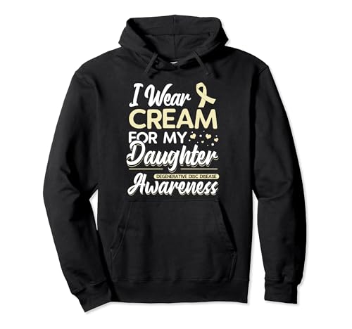 Degenerative Disc Disease Ninja I Wear Cream For My Daughter Pullover Hoodie