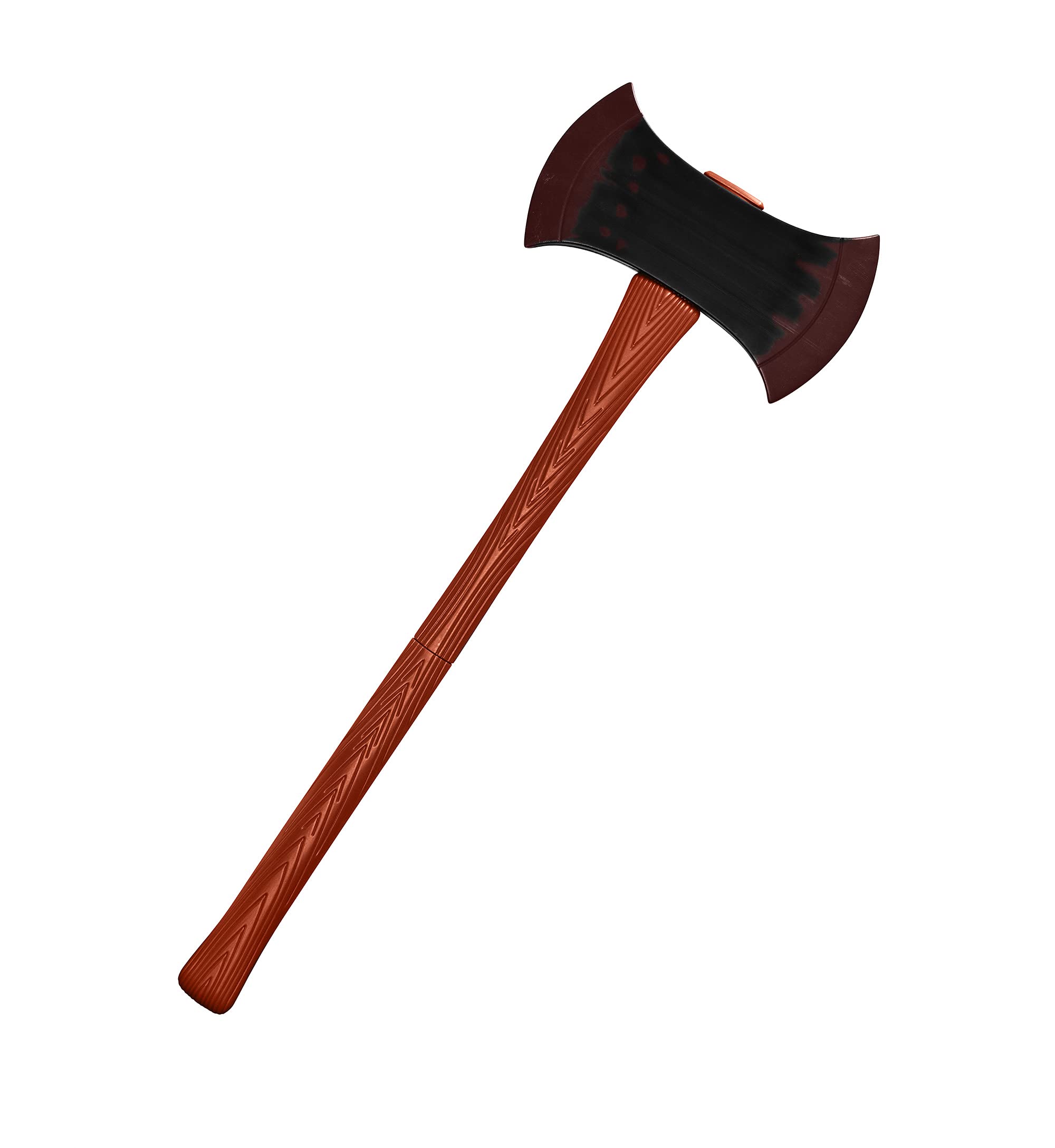 Nicky Bigs Novelties Adult Double Bladed Bloody Plastic 2 Sided Blades Axe Killer Clown Evil Psycho Weapon Cosplay Prop