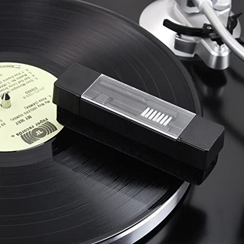 Vinyl Record Cleaning Kit, Anti Static Velvet Brush Vinyl Records LPs Stylus Cleaner Brush - Best Cleaning Vinyl Records, to Remove Dust Static Particles