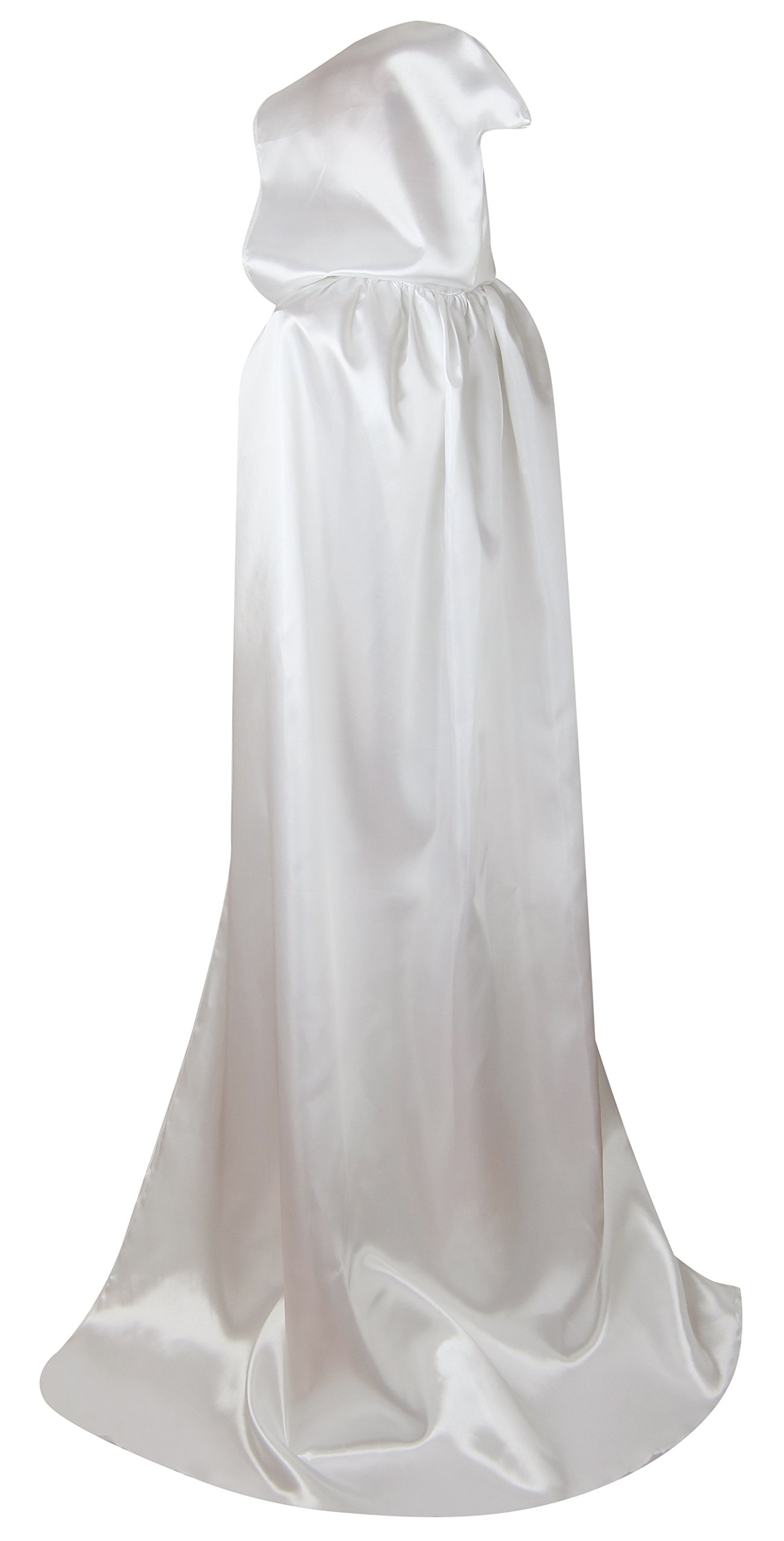 VGLOOK Unisex Hooded Halloween Christmas Cloak Costumes Party Cape White