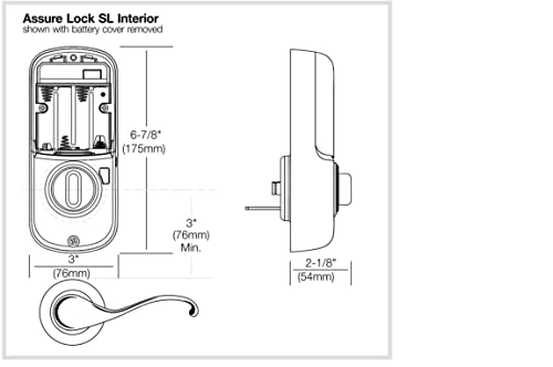 Yale Assure Lock SL - Key-Free Touchscreen Door Lock in Satin Nickel