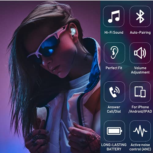 UrbanX Street Buds Plus - True Wireless Earbuds w/Hands Free Controls (Wireless Charging Case Included) - Blue