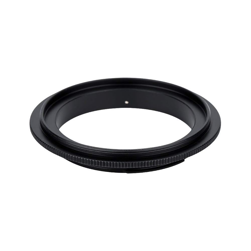 58mm Macro Lens Reverse Ring Adapter for Canon EOS Rebel T6 T7 T5 SL3 SL2 T8i T7i T6i T6s T5i 2000D 4000D 90D 80D 70D with EF-S 18-55mm Kit Lens & More Canon DSLR Cameras with 58mm Filter Thread Lens