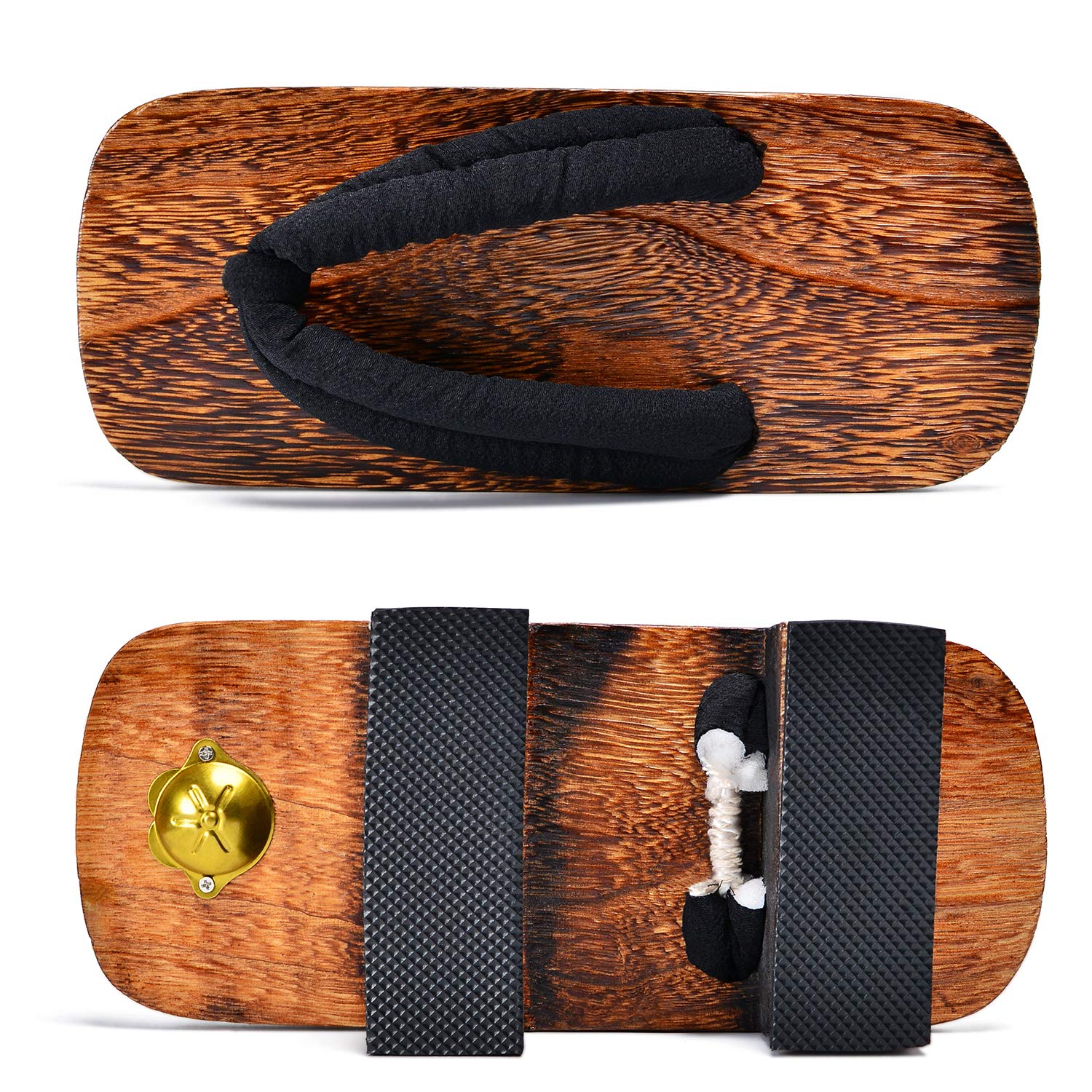 Japanese Wooden Clogs Sandals Japan Traditional Shoes Geta With Tabi Socks (US 10/27.5cm)
