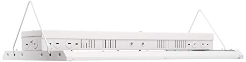 SYLVANIA 100W Luminaire UltraLED Dimmable 1X2 Linear High Bay, 13,000 Lumens, 5000K, White (60462)