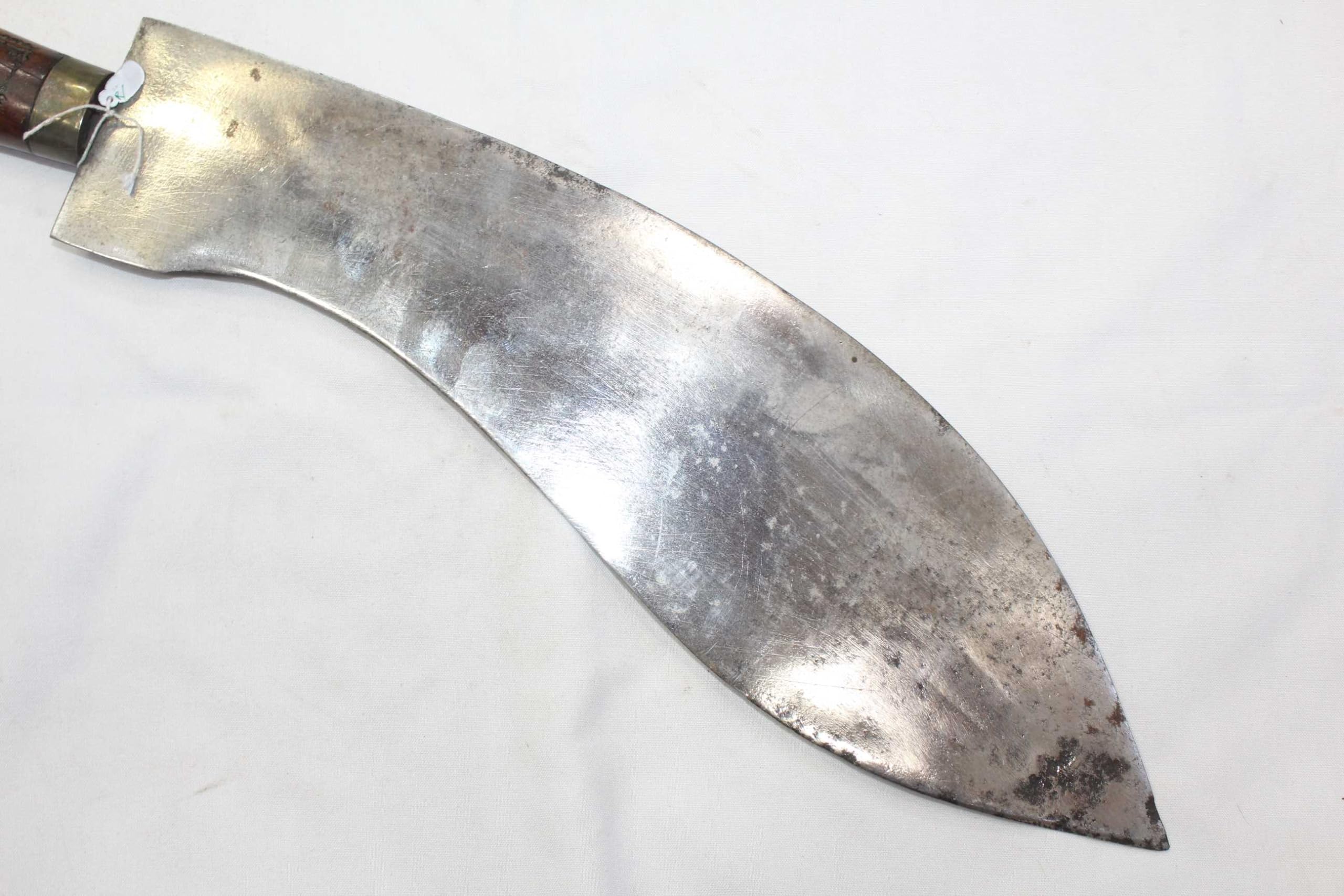 Rajasthan Gems Dagger Knife Kukri Khukuri Old Handmade Steel Blade Engraved Wood Handle D835