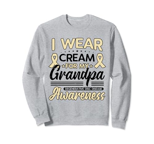 Degenerative Disc Disease Ninja I Wear Cream For My Grandpa Sweatshirt