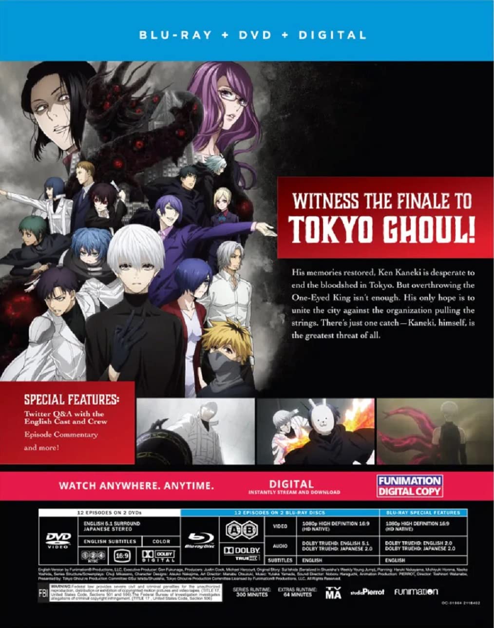 Tokyo Ghoul:re - Part 2 [Blu-ray]