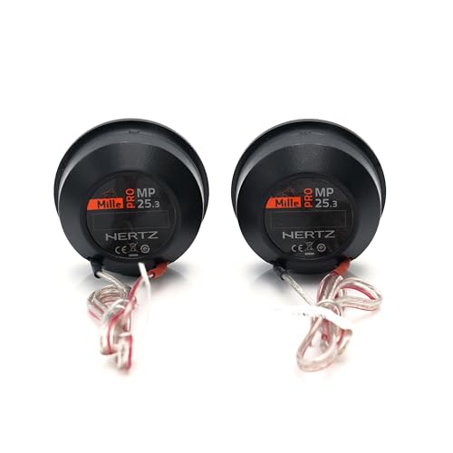 Hertz Mille Pro Series MP-253 Pair of 1" PRO Tweeters with Neodymium Magnets