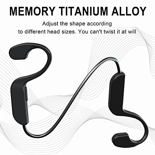 Outdoor Stereo Earbuds Bone-Conduction Earphone Wireless Bluetooth Headphones Sports Waterproof Headset Built-in Microphone