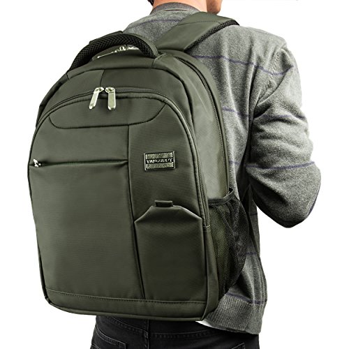 Green Laptop Backpack 15-inch Anti-Theft Made for Lenovo IdeaPad, ThinkPad, ChromeBook, Legion, ThinkBook, Creator, Yoga
