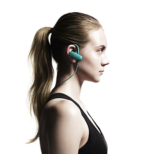 Audio-Technica ATH-SPORT50BTBK SonicSport Bluetooth Wireless In-Ear Headphones, Blue