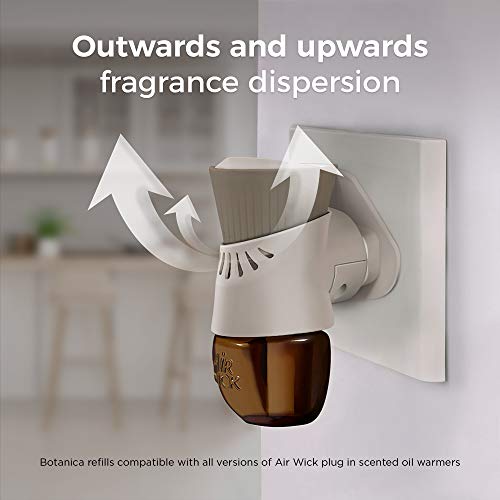 Botanica by Air Wick Plug in Scented Oil Starter Kit, 2 Warmers + 6 Refills, Fresh Pineapple and Tunisian Rosemary, Air Freshener, Eco Friendly, Essential Oils