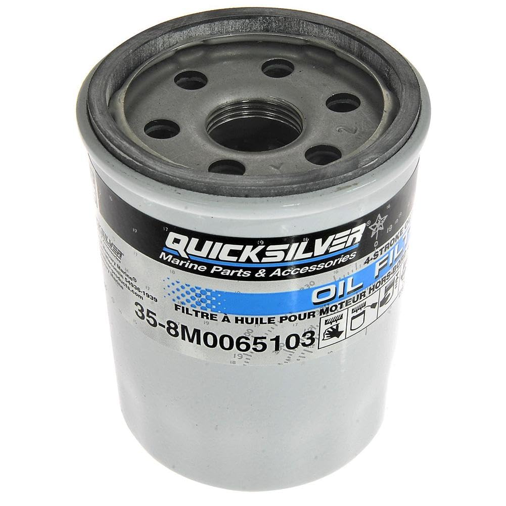 Quicksilver 25W-40 Oil Change Kit for 4-Stroke 40hp, 50hp and 60hp Mercury outboards