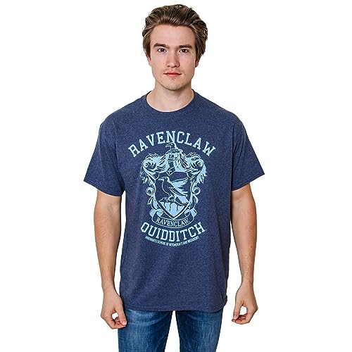 Harry Potter Ravenclaw Quidditch Team Adult T-Shirt(MD, Navy Heather)