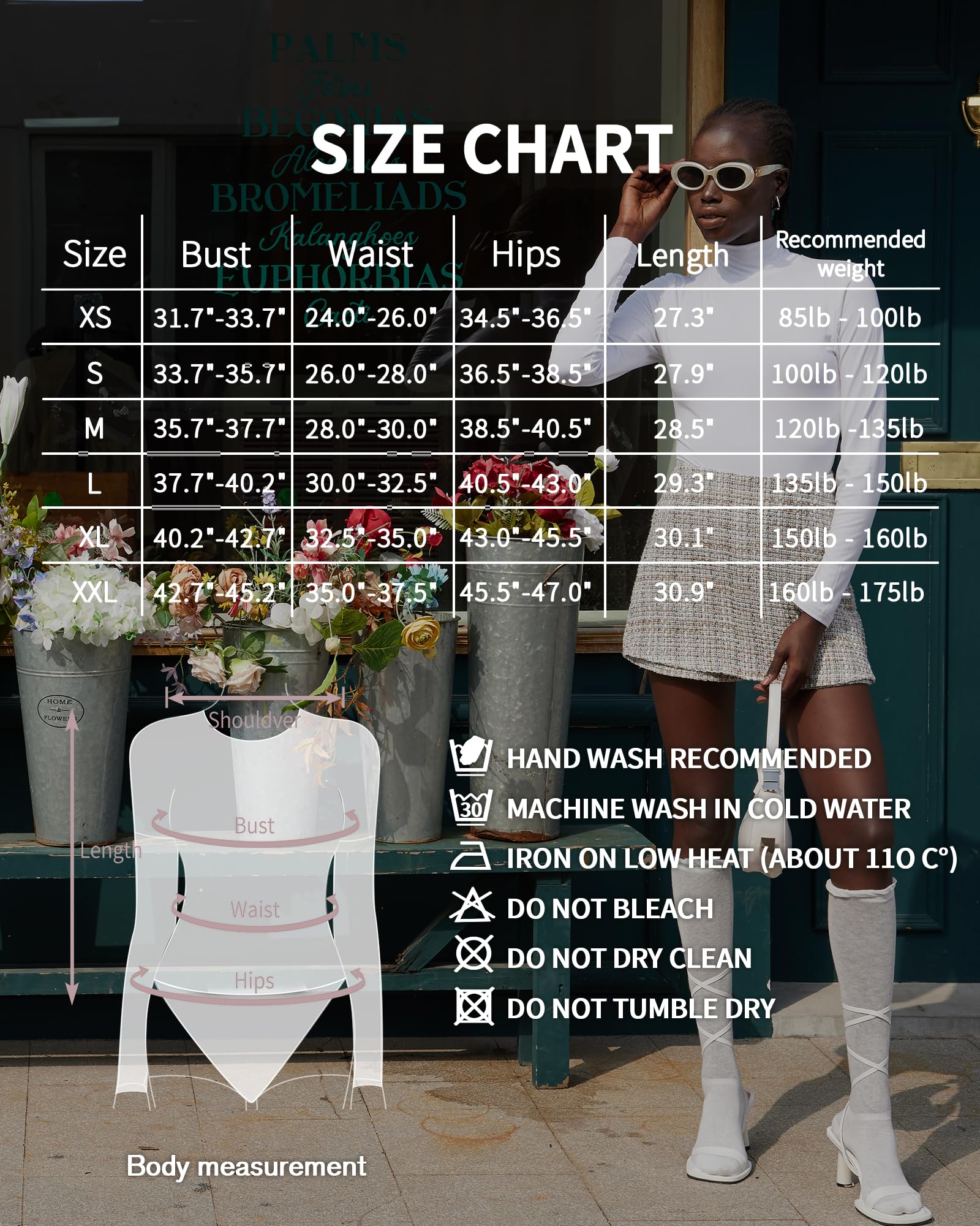 MANGOPOP Women's Mock Turtle Neck Long Sleeve Tops Bodysuit Jumpsuit