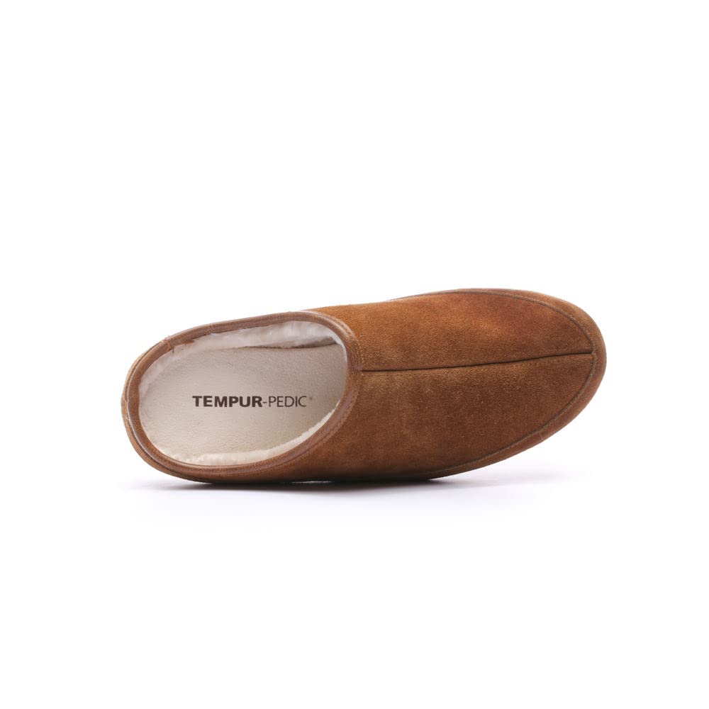 TempurPedic Shiloh Mens Slipper 13 DM US Chestnut