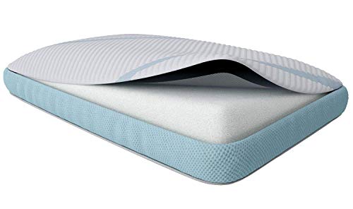 Tempur-Pedic Memory Foam TEMPUR-Adapt ProHi + Cooling-Queen Pillow, white