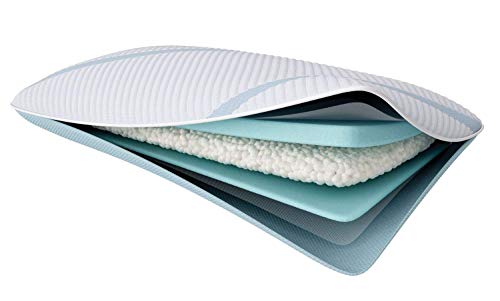 Tempur-Pedic Memory Foam TEMPUR-Adapt ProHi + Cooling-Queen Pillow, white