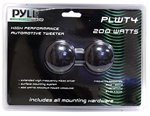 PYLE PLWT4 1.5-Inch 200 Watt Surface Mount Piezo Tweeter