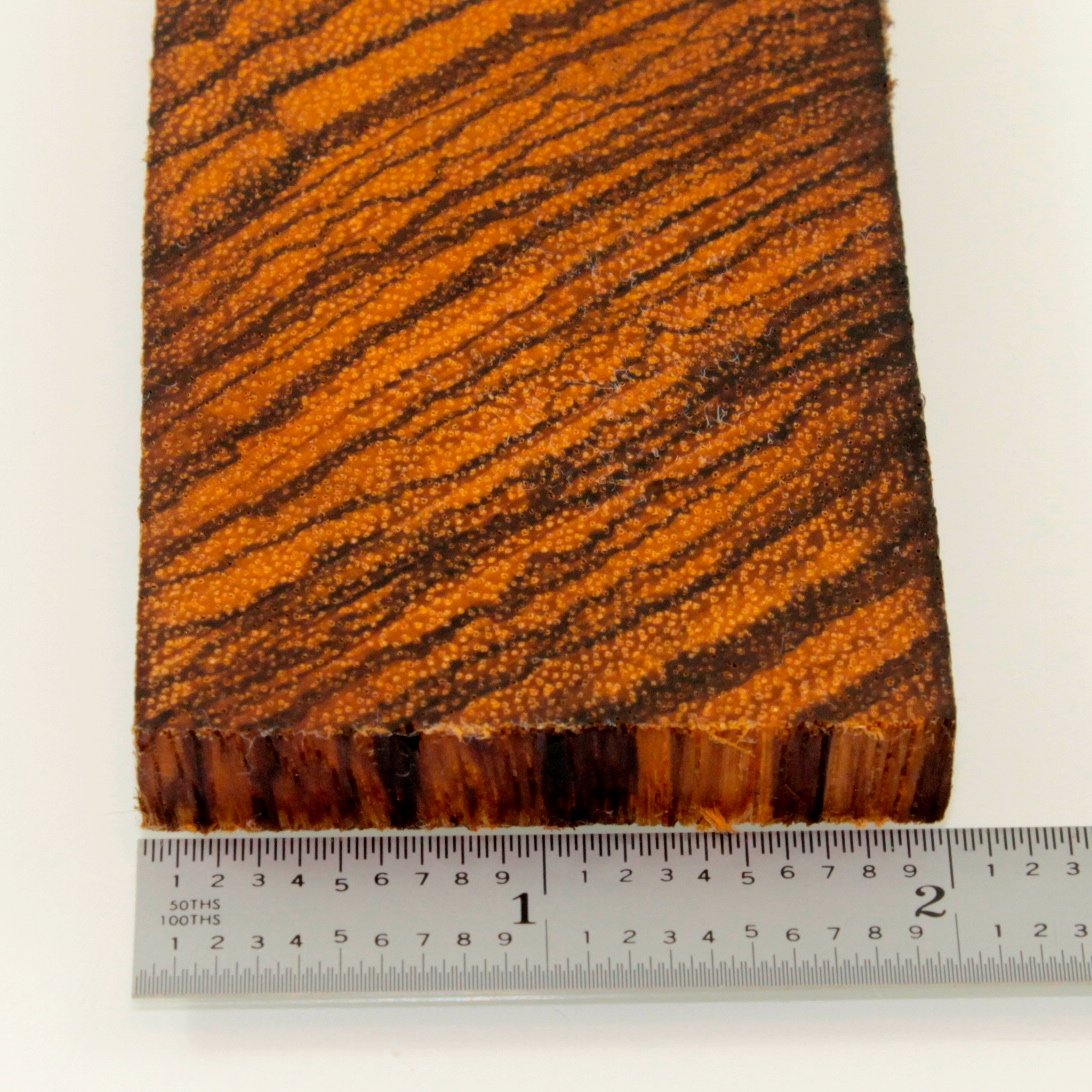 Bookmatched Zebrawood Knifes Scales, Handle Blank Exotic Knife Scales Wood