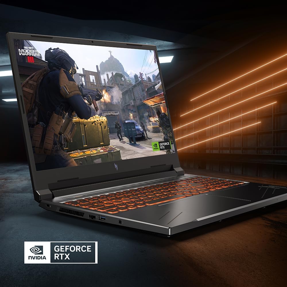 acer Nitro V 16 Gaming Laptop, 16" WUXGA 165Hz Display, AMD Ryzen 7-8845HS, 16GB RAM DDR5, 1TB SSD, GeForce RTX 4060,Wi-Fi 6E, Backlit Keyboard, Win 11 Pro & Microsoft Office Lifetime License