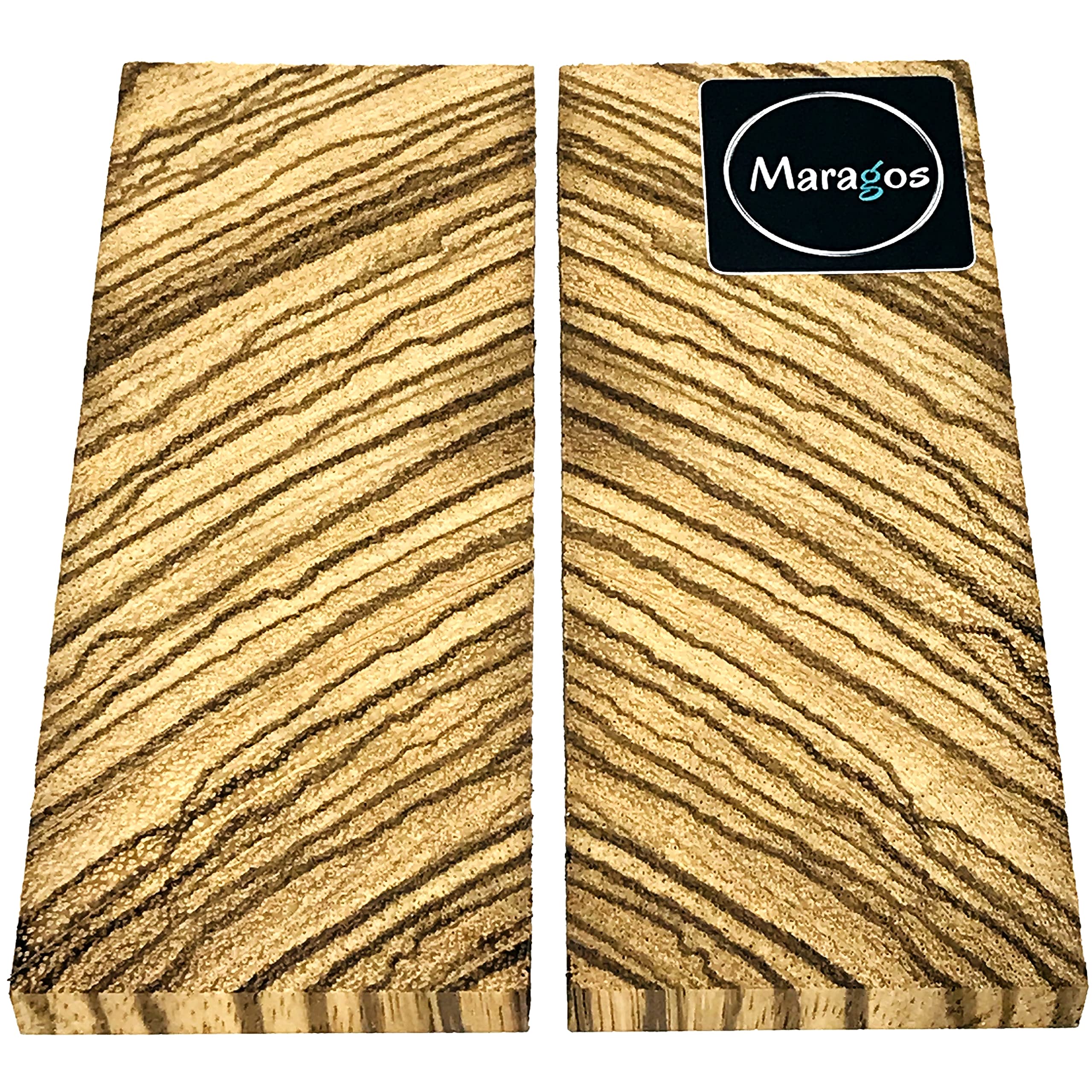 Bookmatched Zebrawood Knifes Scales, Handle Blank Exotic Knife Scales Wood