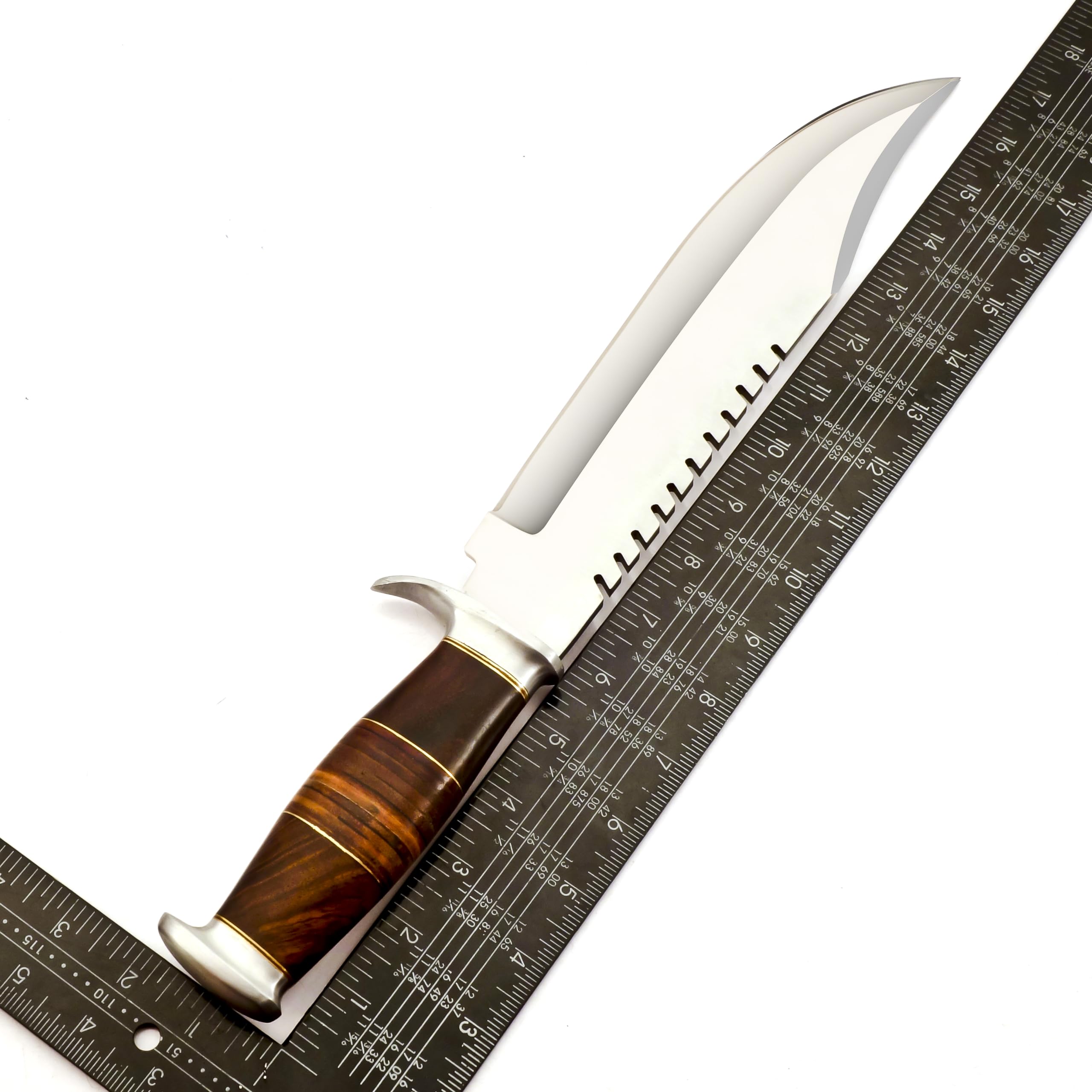 UK UNIQUE SHARP KNIVES J2 Stainless Steel BK-3059 Handmade 2PCS Hunting Knife -Beautiful Rose Wood Handle
