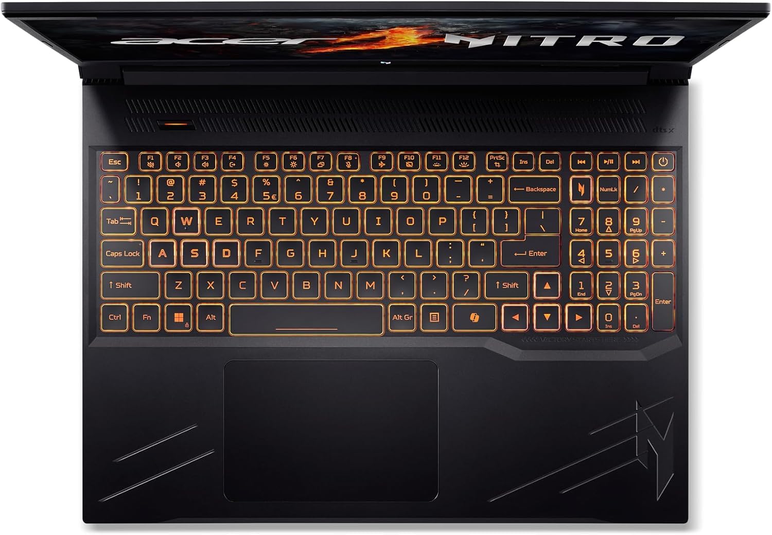acer Nitro V 16 Gaming Laptop, 16" WUXGA 165Hz Display, AMD Ryzen 7-8845HS, 16GB RAM DDR5, 1TB SSD, GeForce RTX 4060,Wi-Fi 6E, Backlit Keyboard, Win 11 Pro & Microsoft Office Lifetime License