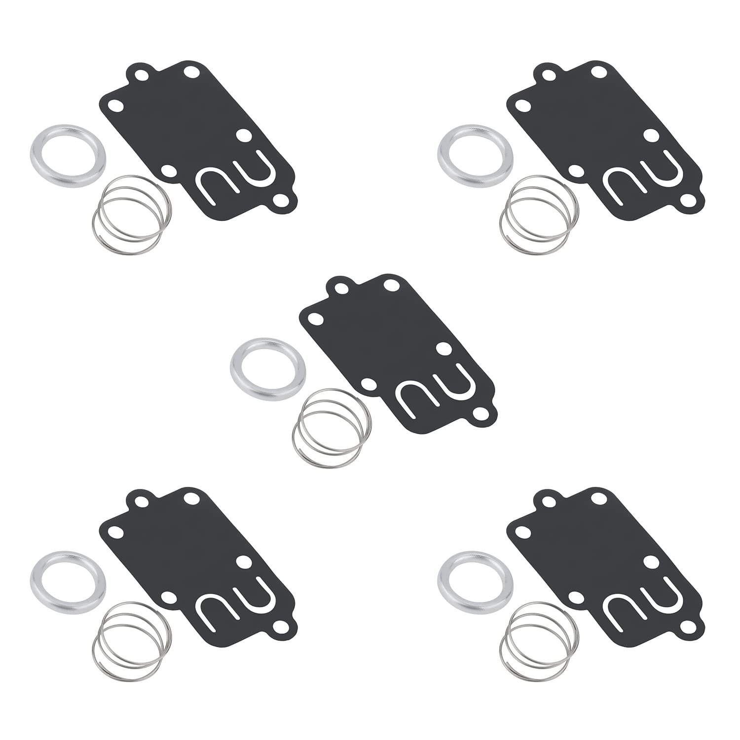 ZYAMY 5 Sets Carburetor Diaphragm Gasket kit for 2hp to 5hp Horizontal Engines Replace BS 270026 272538 272538S 272637 4157 4168 5021 5021K 690766 221377