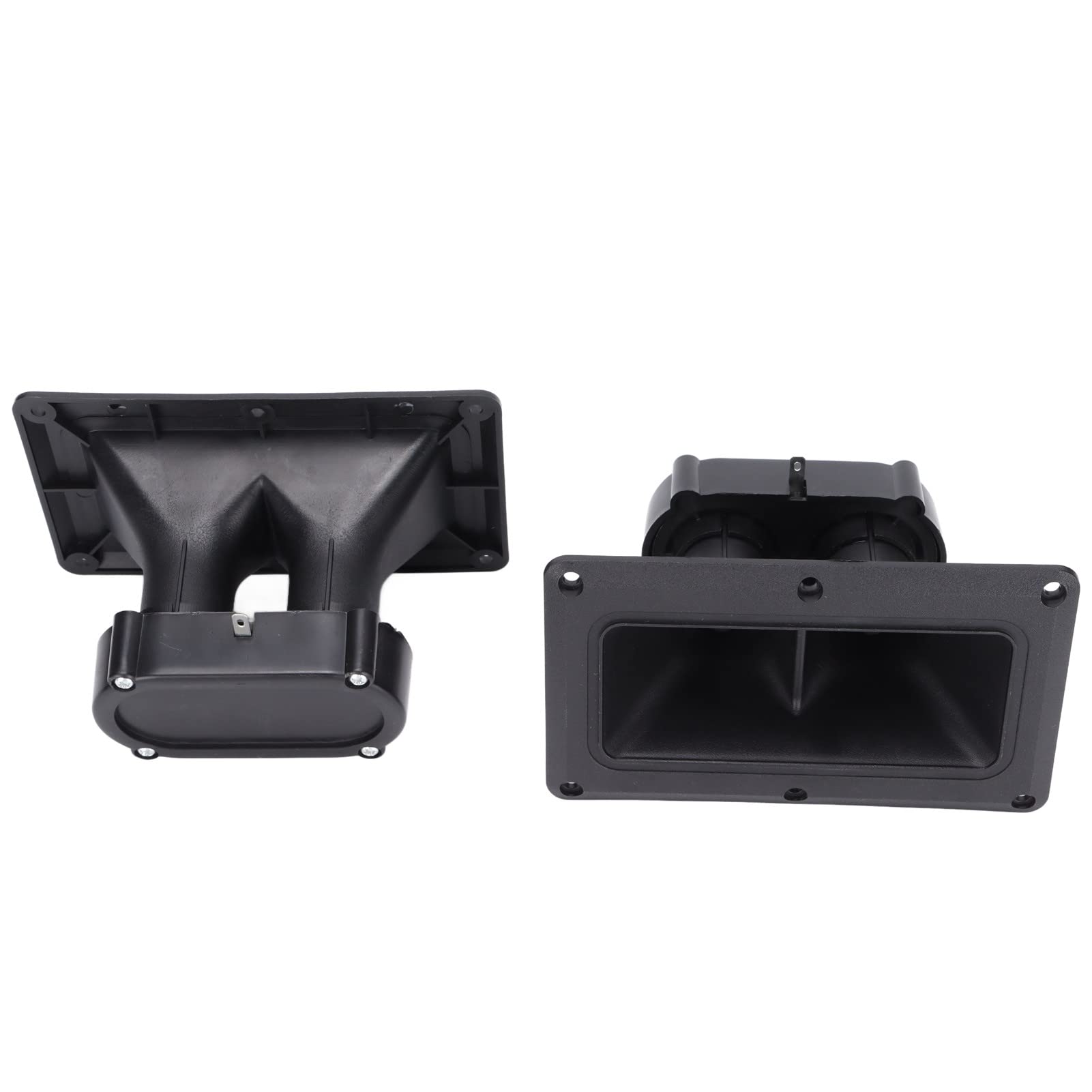 Estink 3-20KHz Wide Dispersion Horn Tweeter, Dual Drive Ceramic High Sensitivity Piezoelectric Speaker, Piezoelectric Speaker Buzzer Treble for Home Subwoofer Stage Loudspeaker DJ Speaker