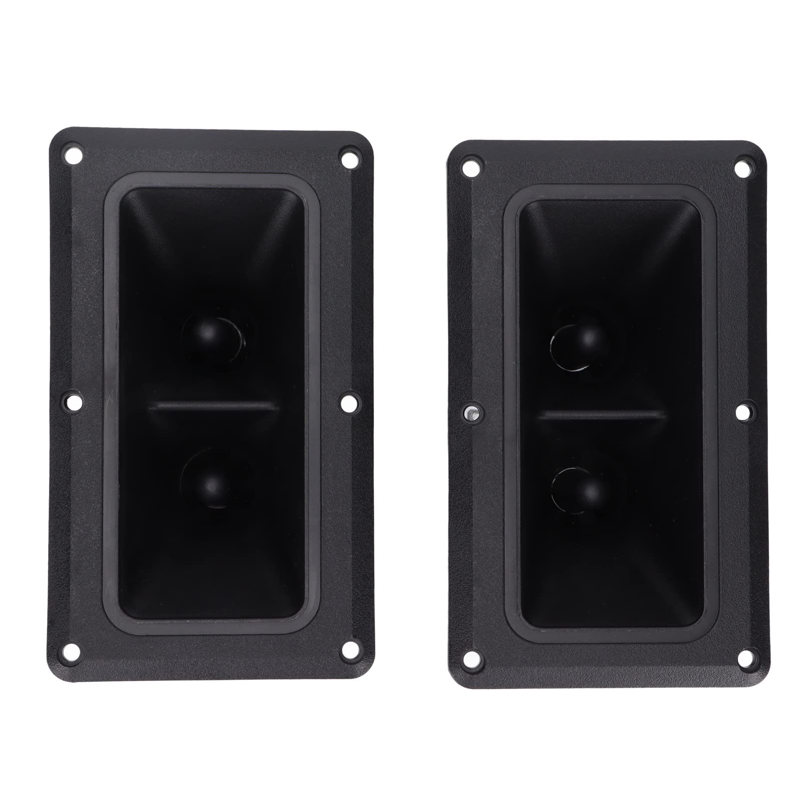 Estink 3-20KHz Wide Dispersion Horn Tweeter, Dual Drive Ceramic High Sensitivity Piezoelectric Speaker, Piezoelectric Speaker Buzzer Treble for Home Subwoofer Stage Loudspeaker DJ Speaker