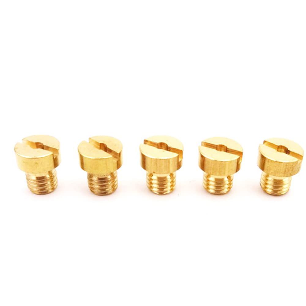 DJ-Motor 5mm Carburetor Jets #60 65 70 75 80 For 2 Stroke 50cc 60cc 66cc 80cc Motorized Bicycle Push Bike