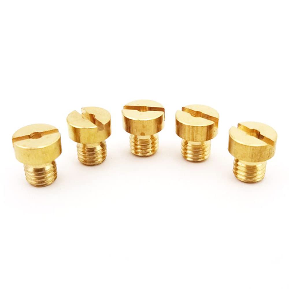 DJ-Motor 5mm Carburetor Jets #60 65 70 75 80 For 2 Stroke 50cc 60cc 66cc 80cc Motorized Bicycle Push Bike