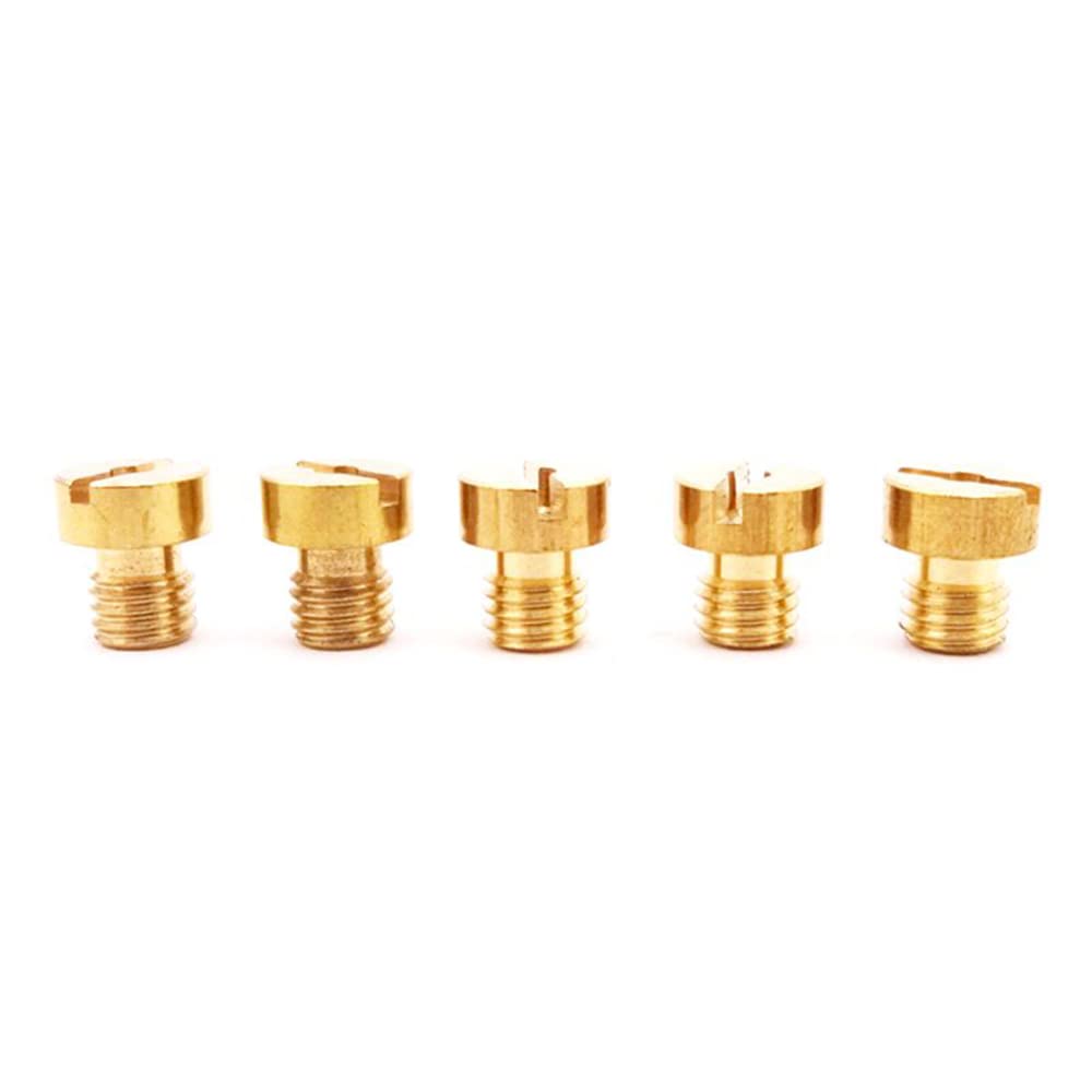 DJ-Motor 5mm Carburetor Jets #60 65 70 75 80 For 2 Stroke 50cc 60cc 66cc 80cc Motorized Bicycle Push Bike