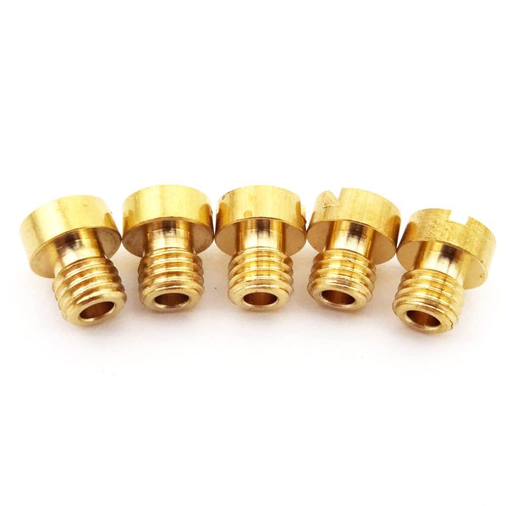 DJ-Motor 5mm Carburetor Jets #60 65 70 75 80 For 2 Stroke 50cc 60cc 66cc 80cc Motorized Bicycle Push Bike