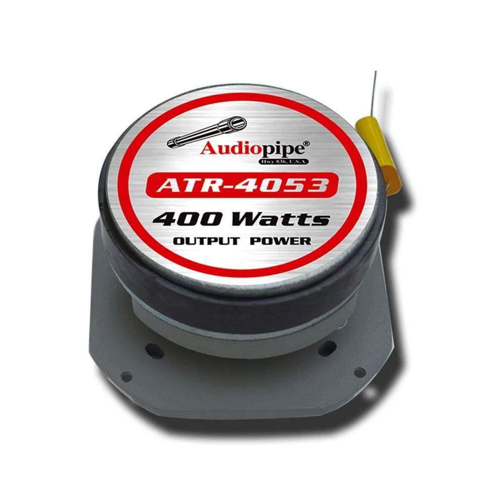 Audiopipe 2 ATR-4053 400W 4-8 Ohm Chrome Aluminum Stereo Car Audio Tweeters