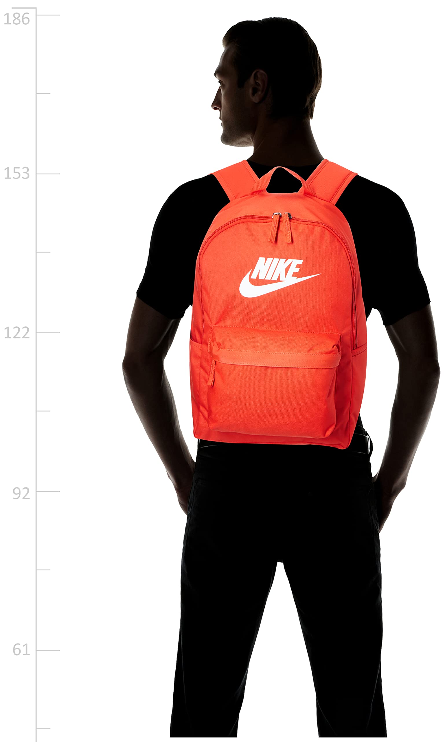 Nike Heritage Unisex Backpack Chile Red/Black/White