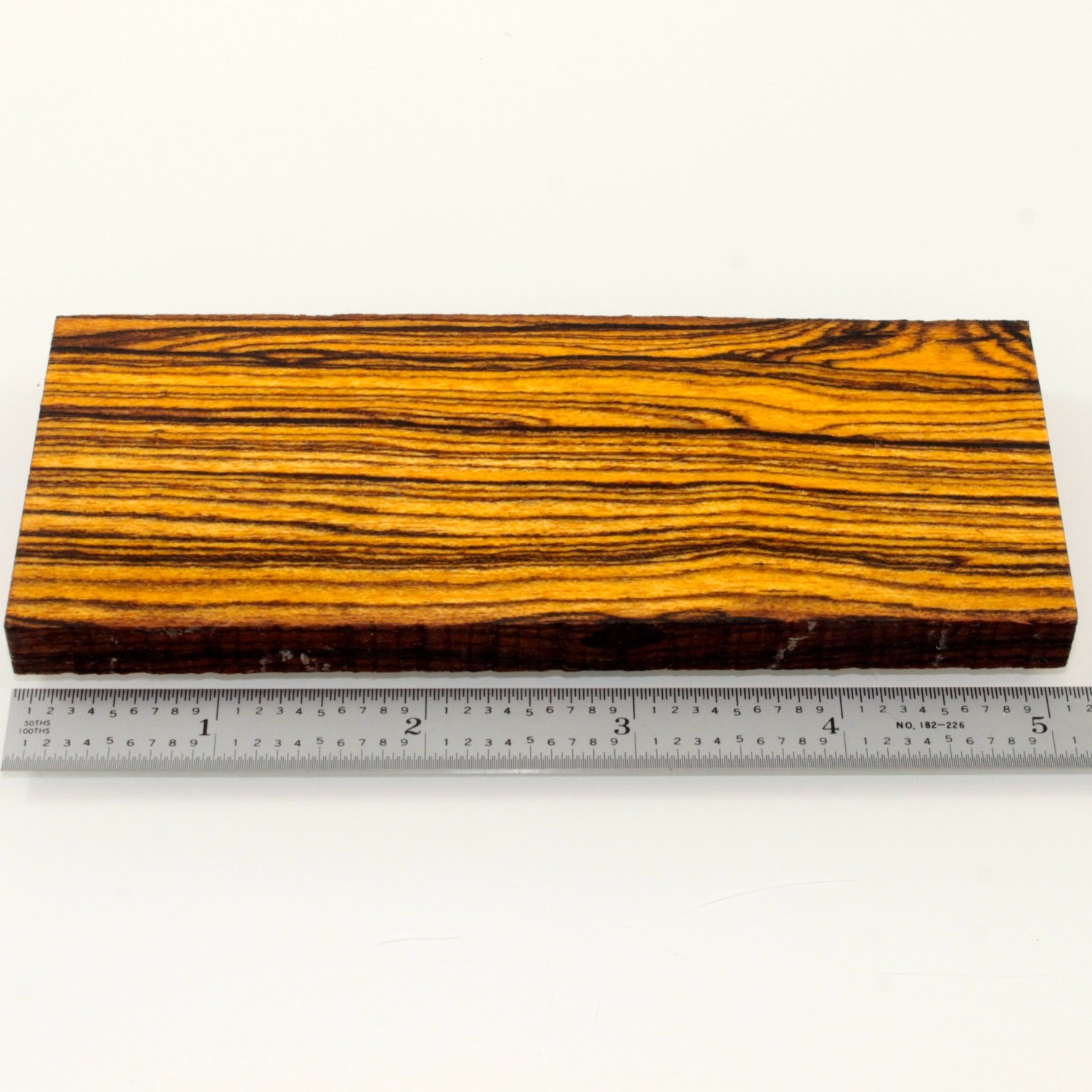 Knifes Scales Made of Bocote Wood, Bookmatched Handle Blank Exotic Knife Scales Wood