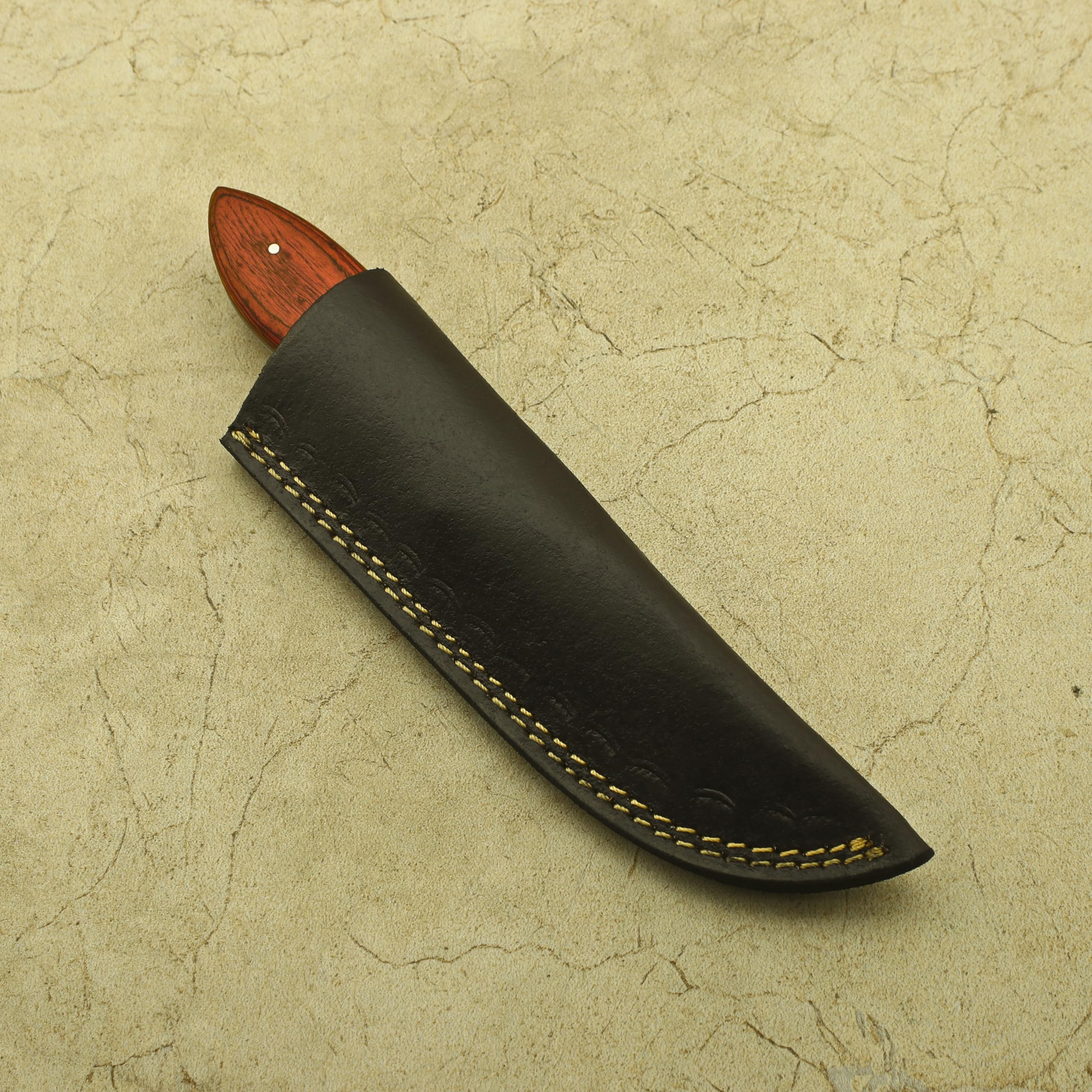 Custom Hand Forged Carbon steel Hunting Knife Handle Made With PAKKA/ROSE/WOOD Best Gift for Him Birthday Wedding Gift
