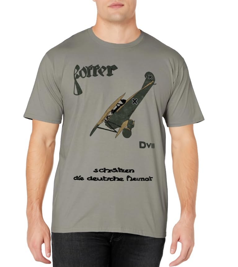 Fokker D.II WW1 German Biplane Airplane Vintage T-shirt T-Shirt