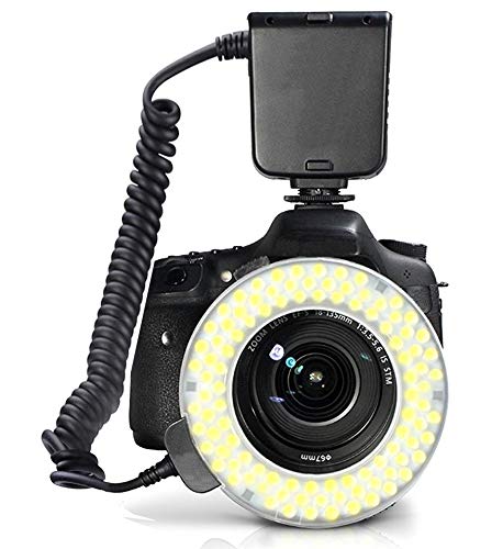Canon Rebel T5 Dual Macro LED Ring Light/Flash (Applicable for All Canon Lenses)