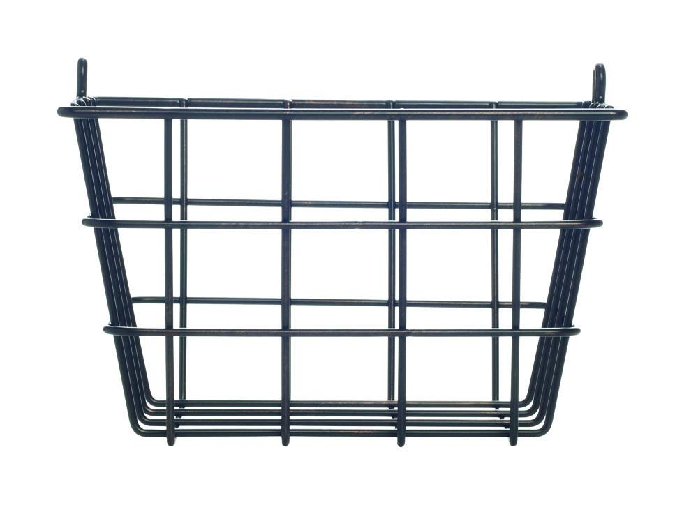 Gourmet Basics by Mikasa General Store 2 Tier Hanging Basket, Antique Black, 5217596