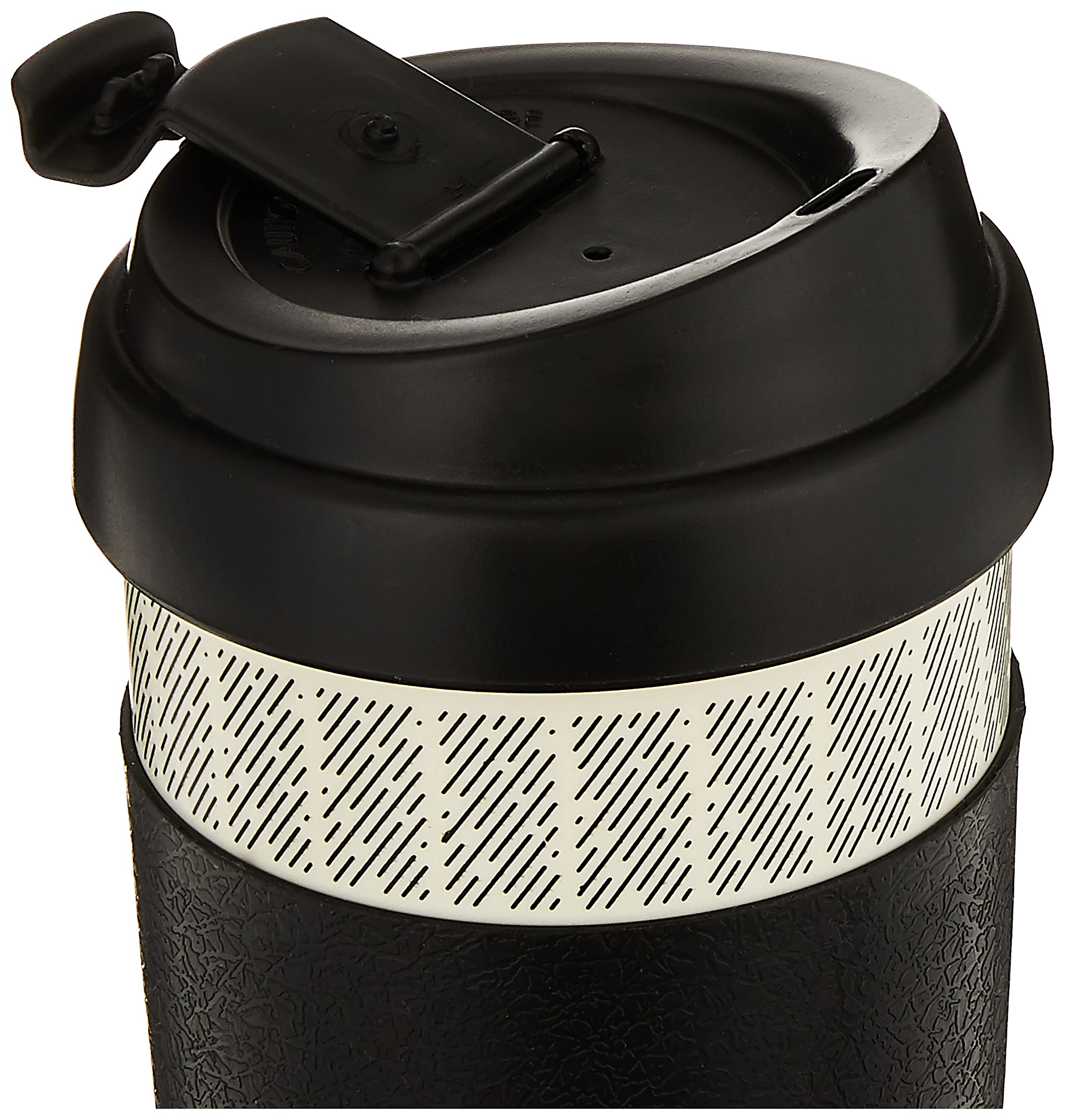 Copco 5237160 Reusable Set of 2 Insulated Double Wall Travel Mugs 16-ounce White/Black