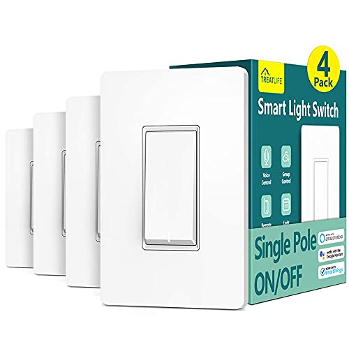 1Pack Smart Dimmer Switch + 4Pack Smart Light Switch Bundles