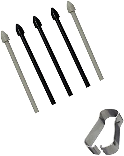 Ubrokeifixit Galaxy Tab S7 Plus Touch Stylus S Pen Replacement Tips/Nibs for Samsung Galaxy Tab S7 11.0" Wi-Fi/LTE/5G,Tab S7+/S7 Plus 12.4" Wi-Fi/LTE/5G (Tab S7/S7+ Tips-Black)