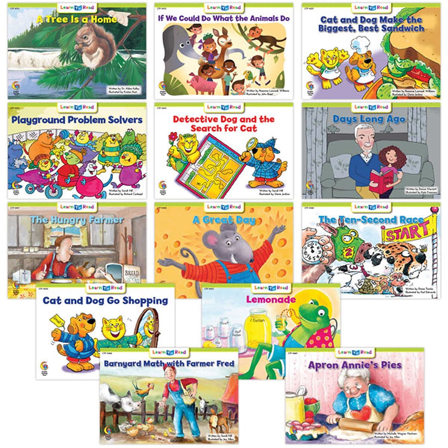 CTP Learn-to-Read Variety Pack 15, Guided Reading Level G-H (Creative Teaching Press 18042-CK)